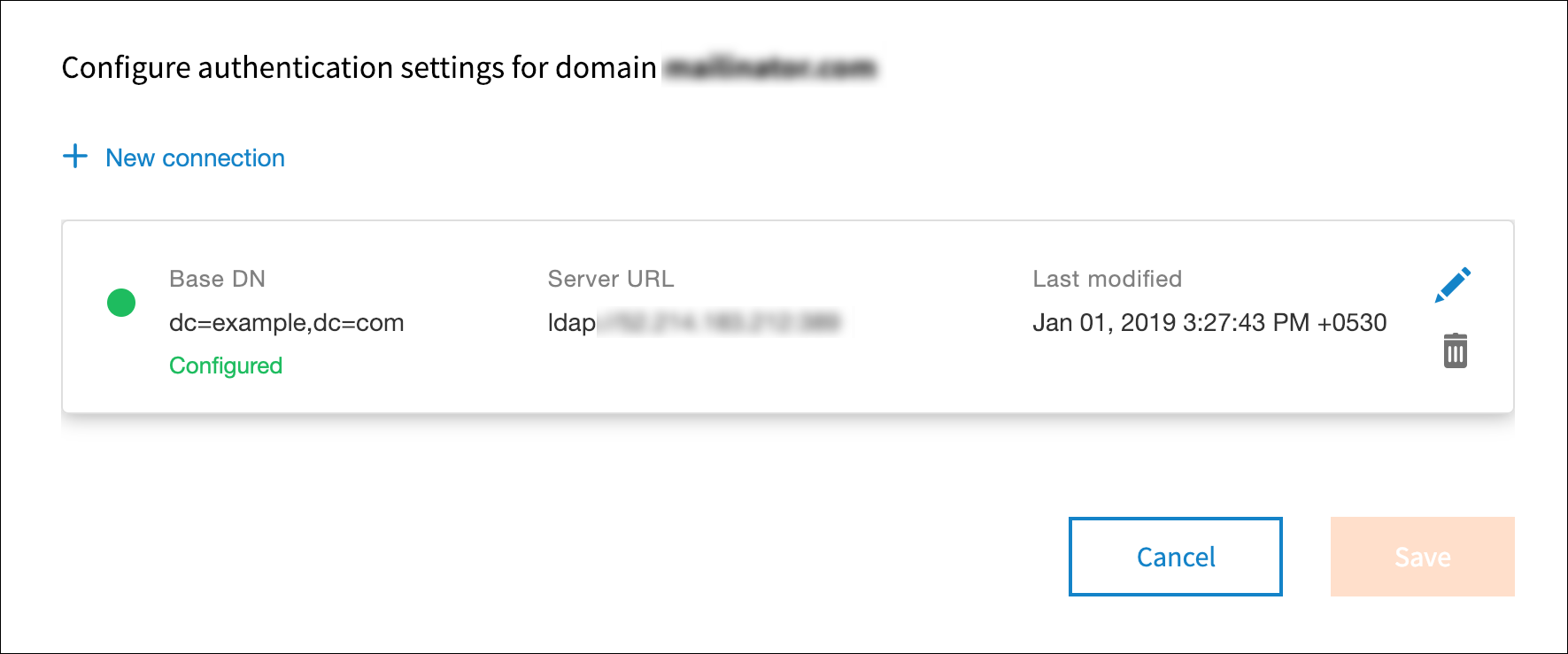 Managing LDAP Connections